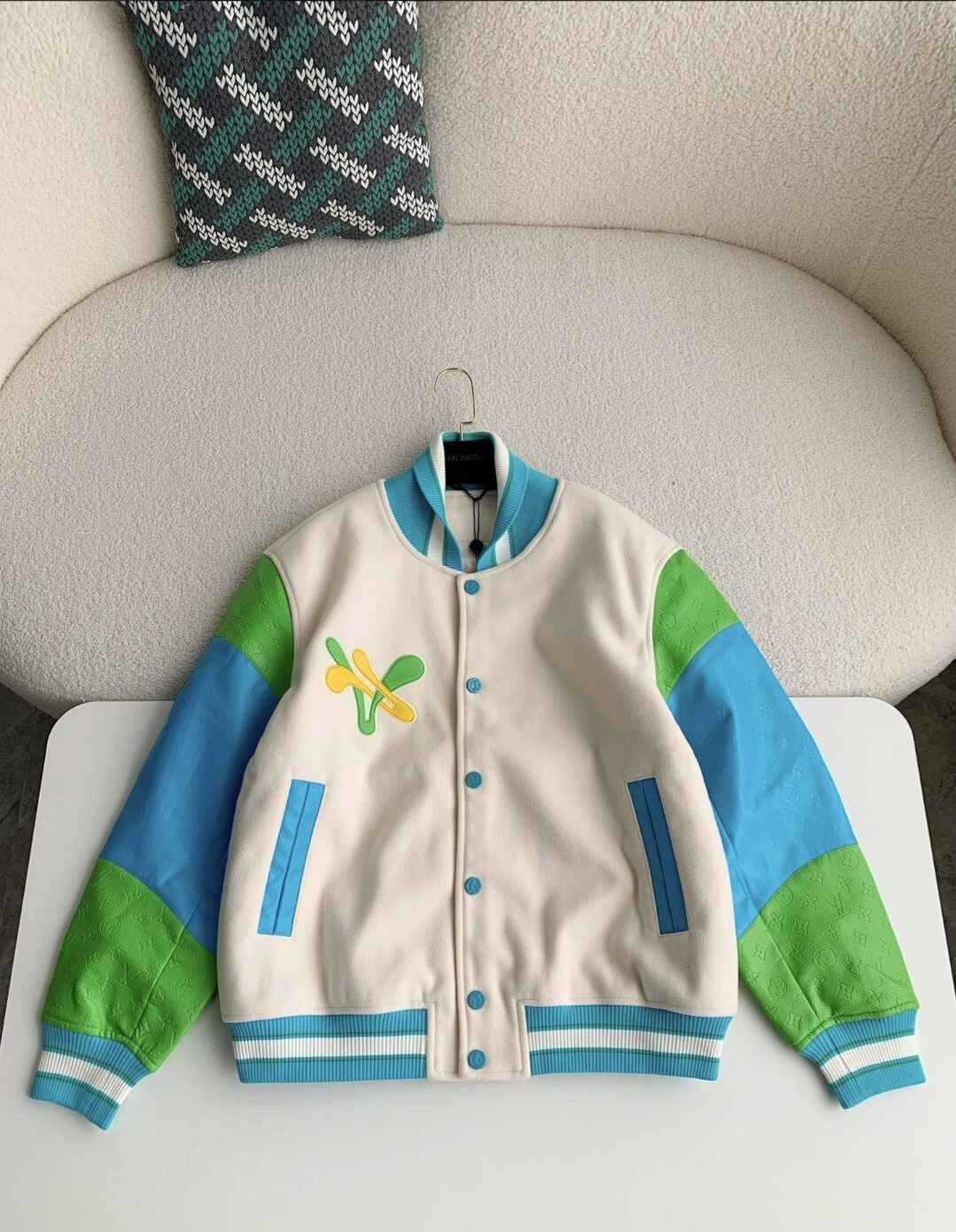 Louis Vuitton Rainbow Playground Varsity Jacket – Hollo Shoe