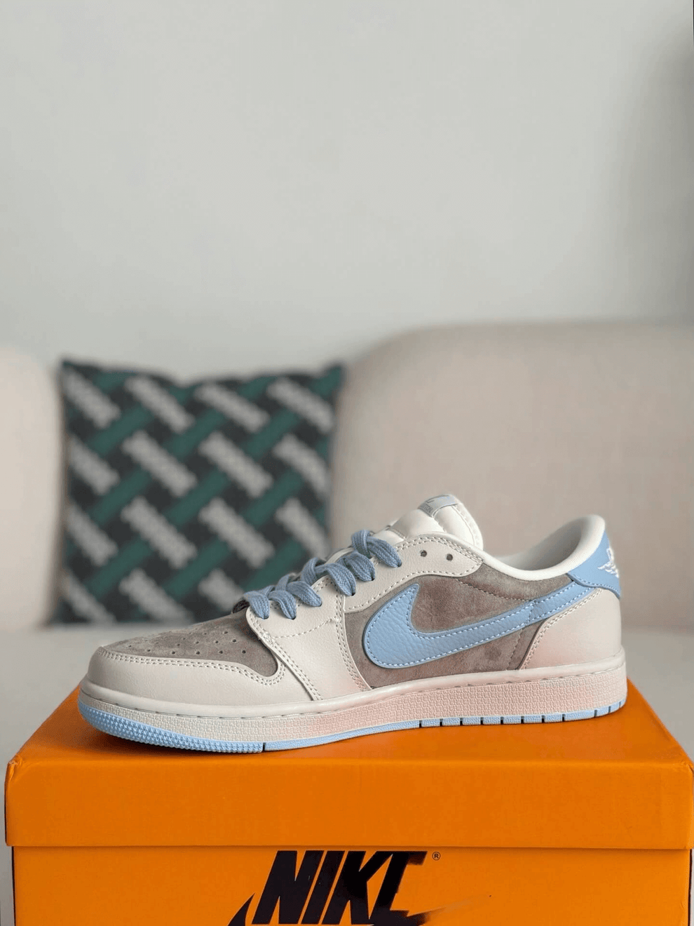 Louis Vuitton LV x Travis Scott x Nike Air Jordan 1 Low OG SP Sneakers ...