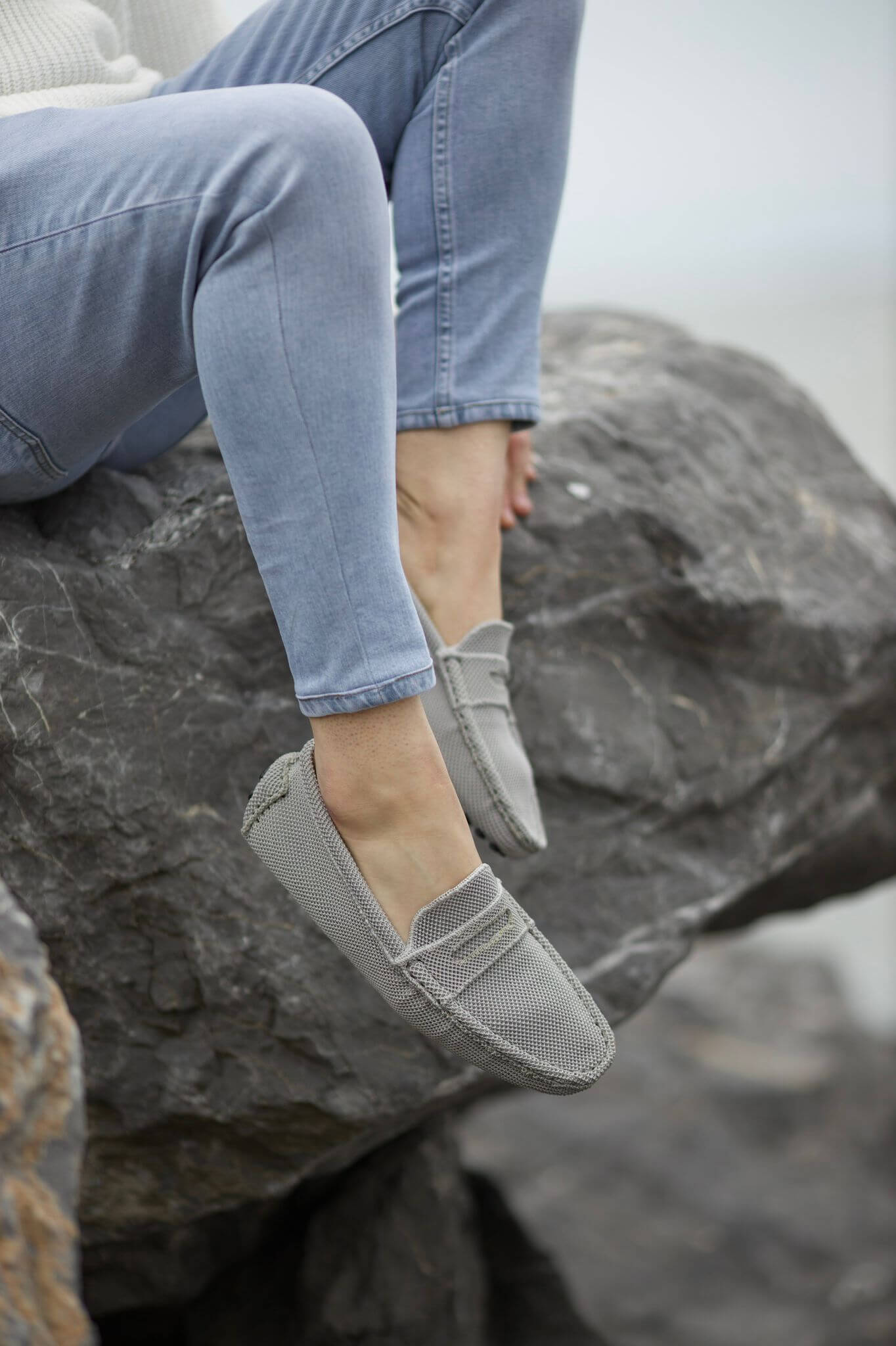 Premium Oakmond Gray Driving Loafers for Casual & Everyday Wear – Hollo ...