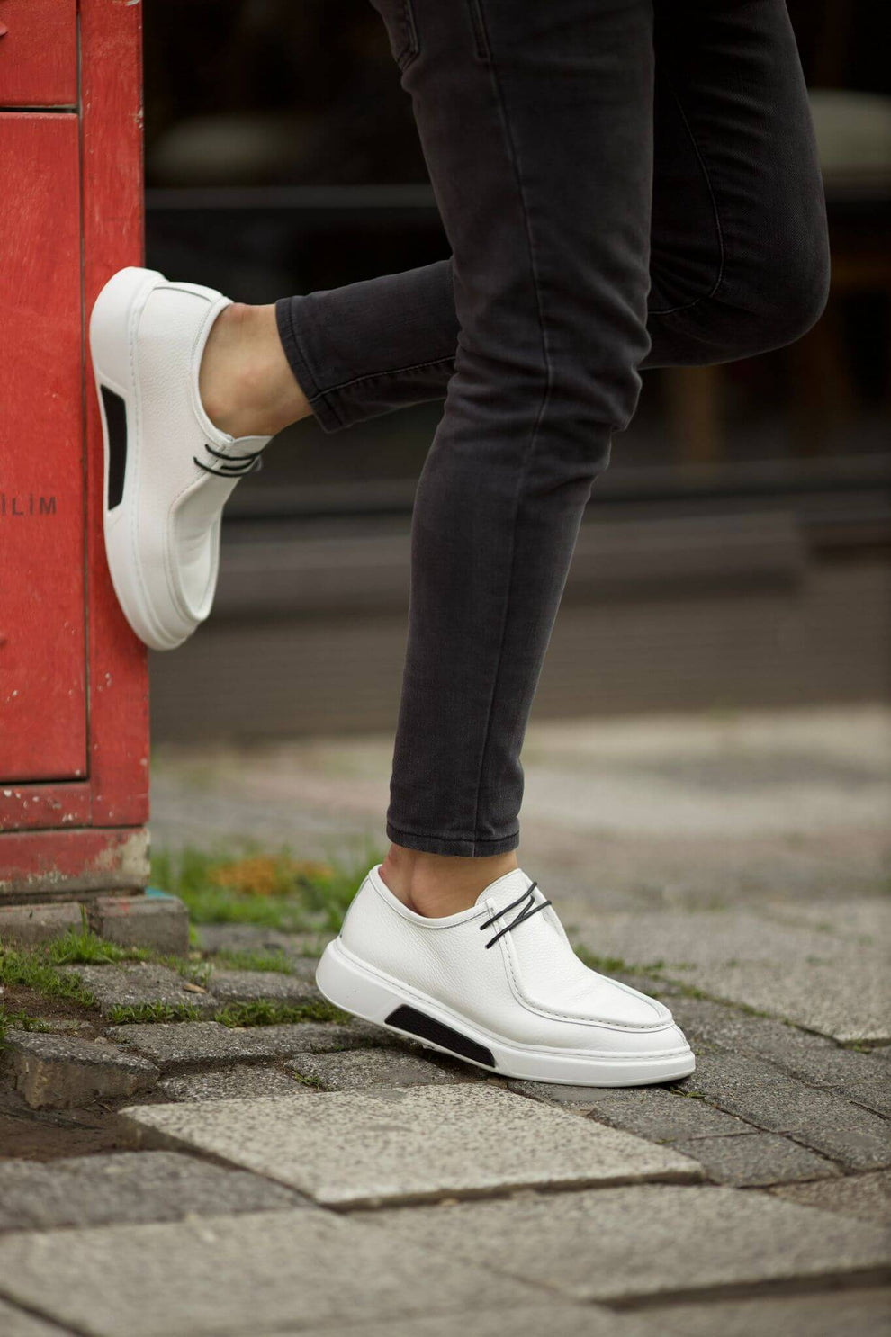 Stylish White Men's Shoe - HolloShoe – Hollo Shoe